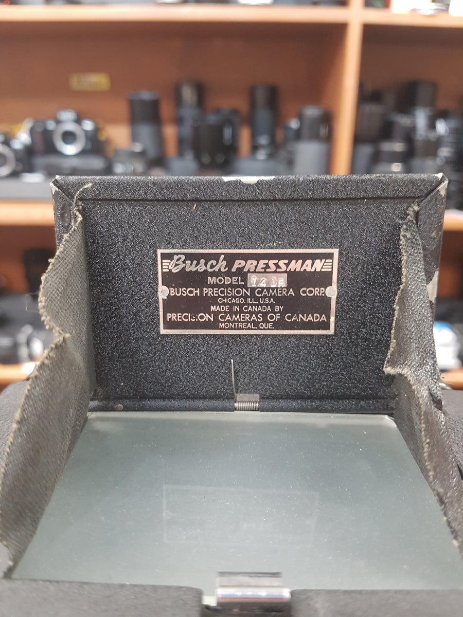 Busch Pressman C 1.3-4' with Wollensak Rapax 101mm F/4.5 Lens and Adap ...